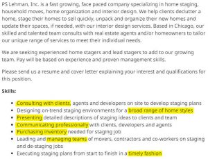 Home Stager Resume Tips, Tricks & Samples - Home Staging Institute